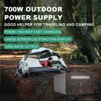 China Quick Charge Lithium Solar Power Station Lifepo4 Battery Generator 220v 700w for Home for sale