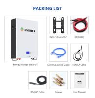 China Wall Mounted Solar Energy Storage System Lfp 5kw 10kw 51.2v 48v 100ah Lifepo4 Powerwall Battery for sale