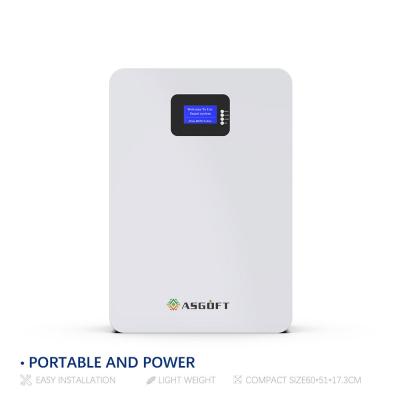 China Solar System Battery 20kw 5Kw Power lithium wall mounted 48v 200ah 5Kwh 10Kwh LifePo4 Battery for sale