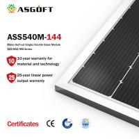 China Roof Mounting Solar Monocrystalline PV Panels 540 Watt 600w 550 Wp for sale