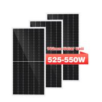 China Roof Mounting Solar Monocrystalline PV Panels 540 Watt 600w 550 Wp for sale