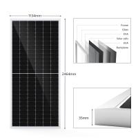 China 500W 550 Watts 600w Thin Film Flat Monocrystalline PV Panels Module Roof Mounting for sale