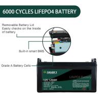 China LiFePo4 120AH 12V Lithium Battery Pack For Ev Solar Energy Storage for sale