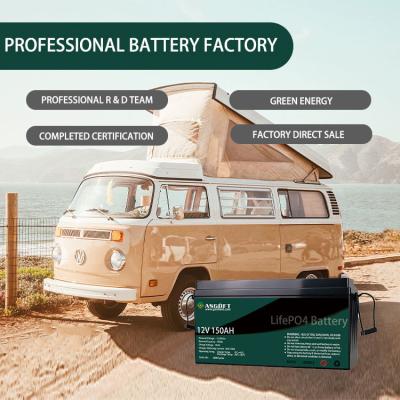 China Deep Cycle Rechargeable LFP 24v 12V Lithium Battery Pack 300ah 200ah 150ah 50ah 100ah for sale