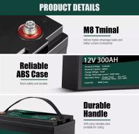China Golf Cart 12V Lithium Battery Pack Lifepo4 Battery 300ah For Cold Weather for sale