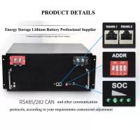 China Premium 48V Lifepo4 Battery Pack Deep Cycle Lithium-Ion 5KWh 10KWh 50Ah 100Ah 200Ah for sale