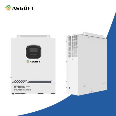 China Home Hybrid 5kw 48v Solar Inverter Mppt Grid Tie Inverter System for sale