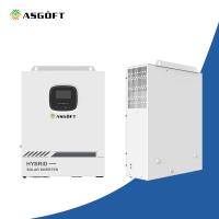 China 5.5KW 5.5KVA MPPT Hybrid Solar Inverter Off Grid On Grid 80A 500VDC for sale
