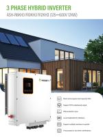 China 7kw 8kw 10kw 15kw Hybrid Solar Inverter 48v 240v Energy Storage Split Phase for sale