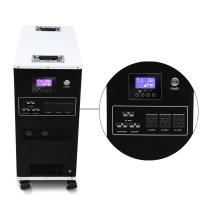 China All in one Portable Battery Storage With 220Ah Capacity 25.6V Voltage MPPT Battery With Lockable Wheels and Handle for sale