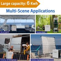China Asgoft 3kw 6kwh 25.6v 235ah Home or outdoor Portable Charger All In One Solar Generator for sale