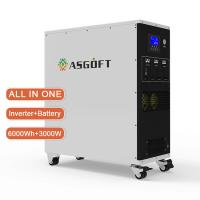 China 6kwh Lithium ion Battery All in One portable power station Hybrid Inverter 3kw for sale
