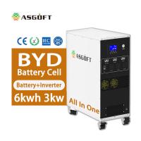 China 6kwh Lithium ion Battery portable power station 6KWH Lifepo4 Hybrid Inverter 3kw for sale