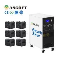 China All In One Battery Energy Storage 6Kwh Lifepo4 Battery Pack Inverter 3000W MPPT for sale