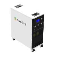 China Asgoft 3kw 6kwh 25.6v 235ah Home or outdoor Portable Charger All In One Solar Generator for sale