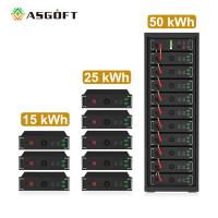 China High Voltage 15kwh-750kwh Lithium Iron Battery Pack Lifepo4 51.2v 100Ah Rack Mounted Battery Lithium Ion Battery for sale