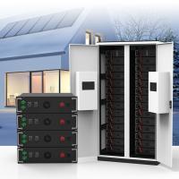 China 15kwh-750kwh Commercial racked cabinet High Voltage Solar energy storage system lifepo4 for sale