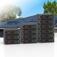 China 15kwh-750kwh Commercial racked cabinet High Voltage Solar energy storage system lifepo4 for sale