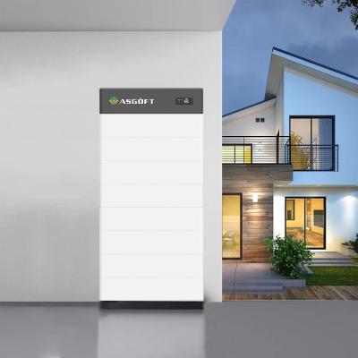 China 15-40 kw Stackable solar battery High output power bank 15kwh 20kw 30kw 40kwh LifePo4 for sale