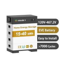 China Stackable home energy storage 15kwh - 40kwh rack LifePo4 for solar panel hybrid invert solar system for sale