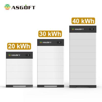China Solar Battery Cases System 15kwh-40kw Stackable Solar Generator 100Ah Lithium Ion Stackable for sale