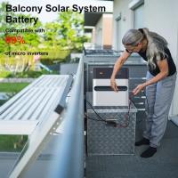 China German Warehouse Ready Plug And Play 800W Balcony Solar System Battery for sale