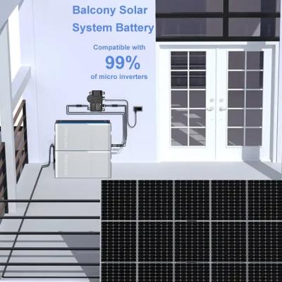 China Balcony Power Station 800W Micro Inverter Balcony Solar System Battery 1000W for sale