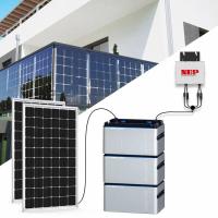 China Plug And Play Balcony Solar System With Battery Micro Inverter Balcony Battery for sale