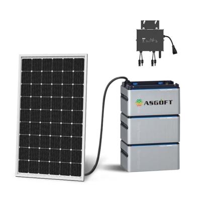 China Micro Inverter Solar Balcony Power Station 800W Energy Storage Battery for sale