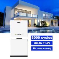 China 51.2V 280Ah 15kWh LiFePO4 Lithium Battery Stackable Bms 10kWh 20kWh Pv Storage for sale