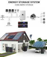China 51.2V 100Ah DC Energy Storage System Home Stacked Rack Mounted LiFePO4 Battery for sale