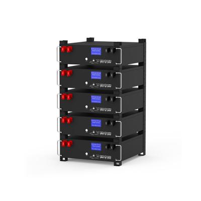China 10years warranty EU Stock 6000 Cycle Times 51.2v 100ah 5kwh Lifepo4 Plug-And-Play Energy Storage Battery Pack for sale