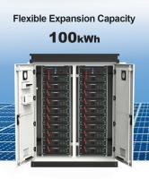 China Solar Energy Storage Home High Voltage 50KWh 100KWh Stacked LiFePO4 Battery for sale