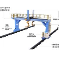 China Intelligent Welding Robot System With Gantry 7th 8th 9th Axis 2 Robots Smart Vision Welding For Steel Structur for sale