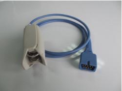 China 9Pin Adult Clip Spo2 Sensor ,1M for sale
