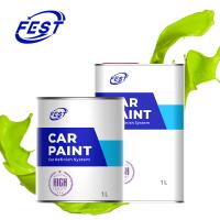 China Fest 1K Green Basecoat Automotive Paint 2 Year Shelf Life Fast Drying 1L for sale
