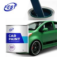 China Fest 1K Green Basecoat Automotive Paint 2 Year Shelf Life Fast Drying 1L for sale