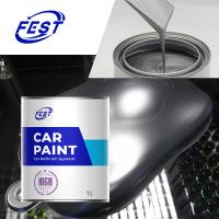 China Fest Brand 1K Basecoat Silver Paint for Car Repair High Gloss Fast Drying 1L for sale