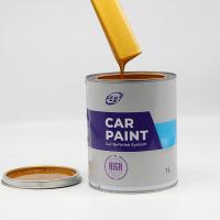 China High Performance 1K Basecoat Yellow Color  10-12 Square Meters per Liter Coverage for sale