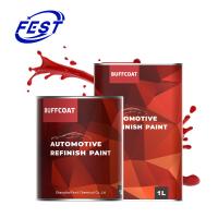 China 1K Solid Colors Automotive Paint Spray Car Refinish Paint 1.2-1.4mm Gravity Feed for sale