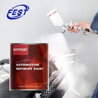 China 1K Solid Automotive Paint Brick Red High Gloss Fast Dry Durable Car Refinish Coating 1L for sale