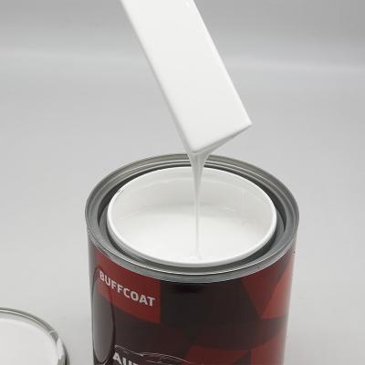China 1K Solid White Automotive Paint Spray Car Refinish Paint 1.2-1.4mm Gravity Feed for sale