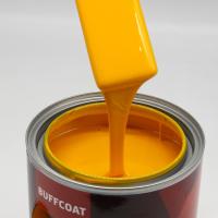China 1K Solid Color Car Paint Custom Color Auto Refinish Paint 1L Fast Drying High Gloss for sale