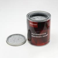China 1K Silver White Automotive Refinish Paint - 15-25μm Coating Thickness with 1:0.6-0.8 Mix Ratio for Professional Car Restoration for sale