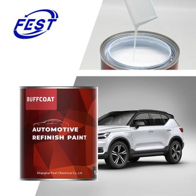 China Frozen White 1K Solid Colors Automotive Paint - 15-25μm Coating Thickness, Low VOC Formula for sale