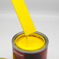 China 1K Lemon Yellow Automotive Refinish Coating - 15-25μm Thickness, 2-3 Coat Application for Professional Auto Painting for sale