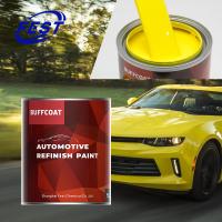 China 1K Lemon Yellow Automotive Refinish Coating - 15-25μm Thickness, 2-3 Coat Application for Professional Auto Painting for sale