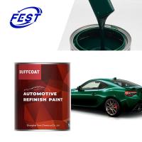China Wholesale 1K Solid Color Metallic Green Car Paint Spray Fast Drying 1L for sale