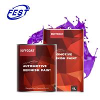 China 1K Red Automotive Paint for Body Repair - 15-25μm Coating Thickness with 1:0.6-0.8 Mixing Ratio for sale