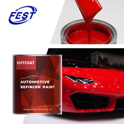 China Wholesale 1K Solid Colors Paint Red Car Paint Metallic Paint for Car for sale
